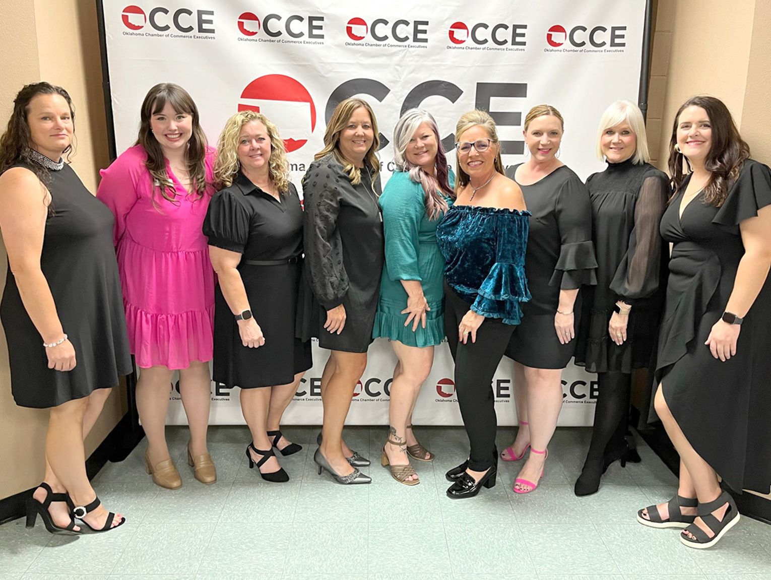 Chamber officials gather at Chickasha