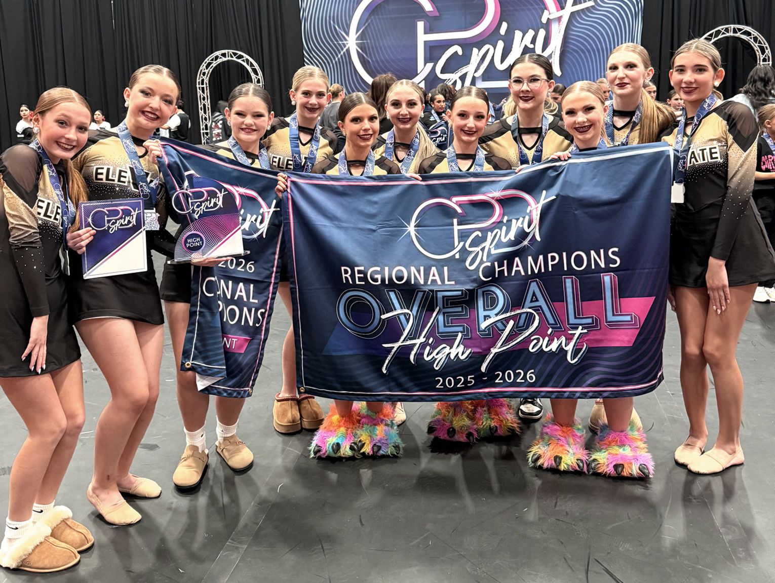 Elevate Dance Academy All-Stars Pom wins 1st