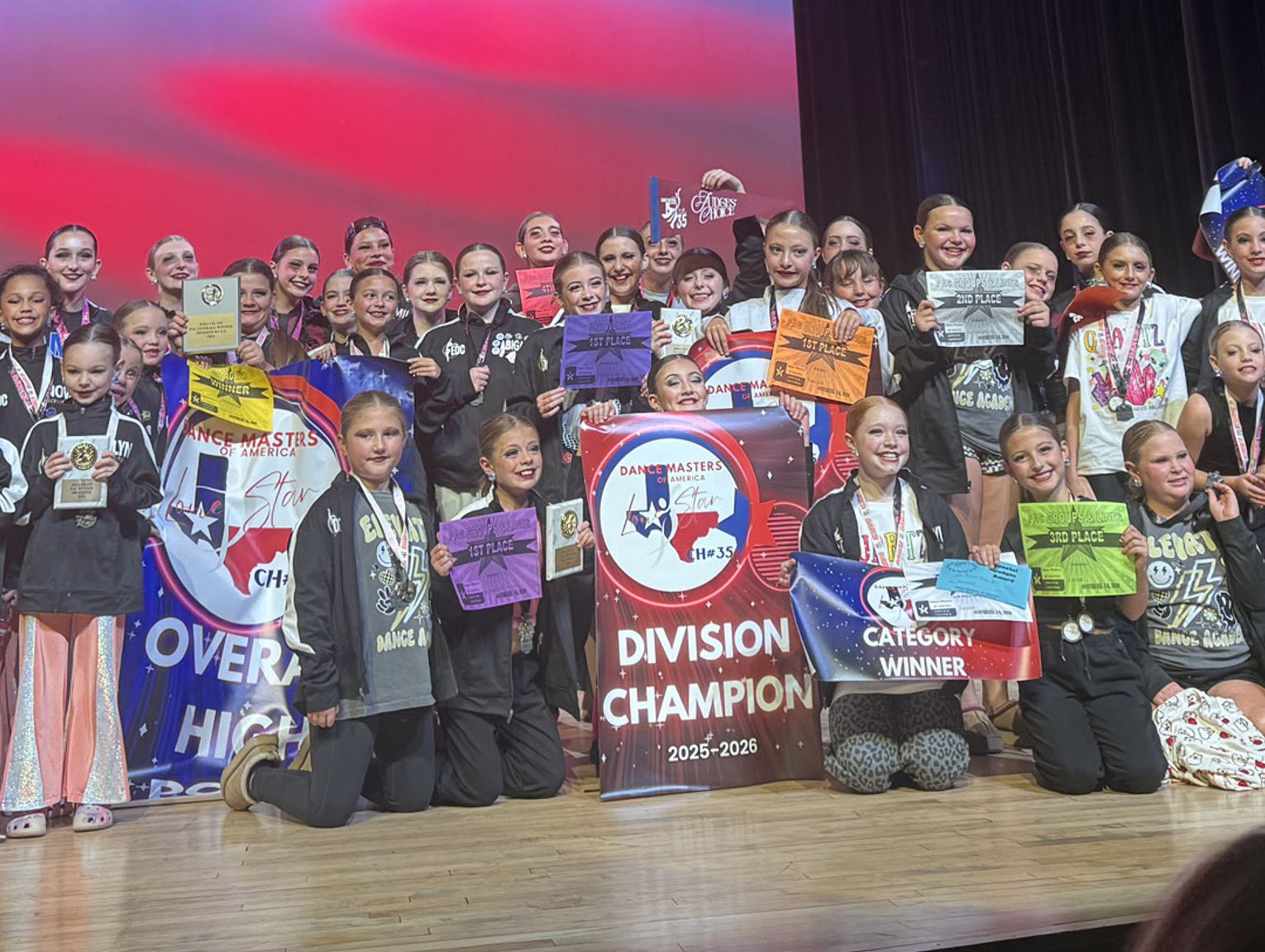 Elevate Dance Academy rewarded at Dance Masters of America competition