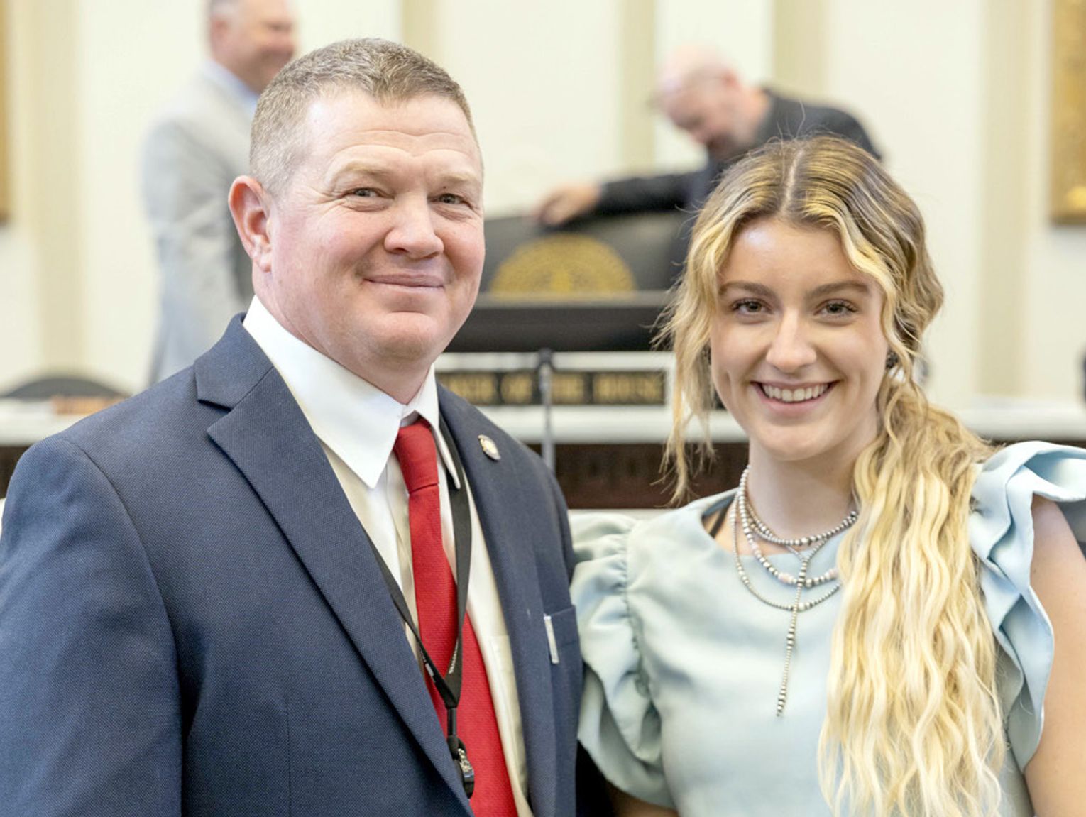 Flint serves as page for Representative Wilk