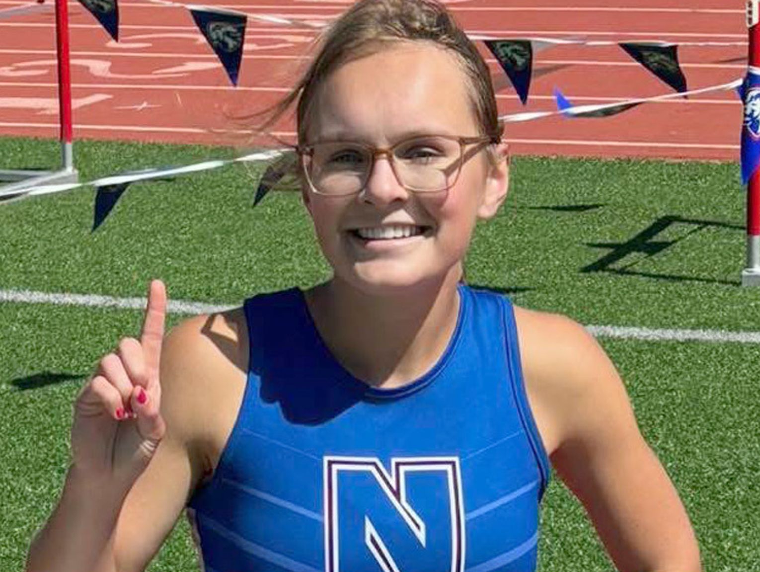 Lewis leads the way for Racers at State Track