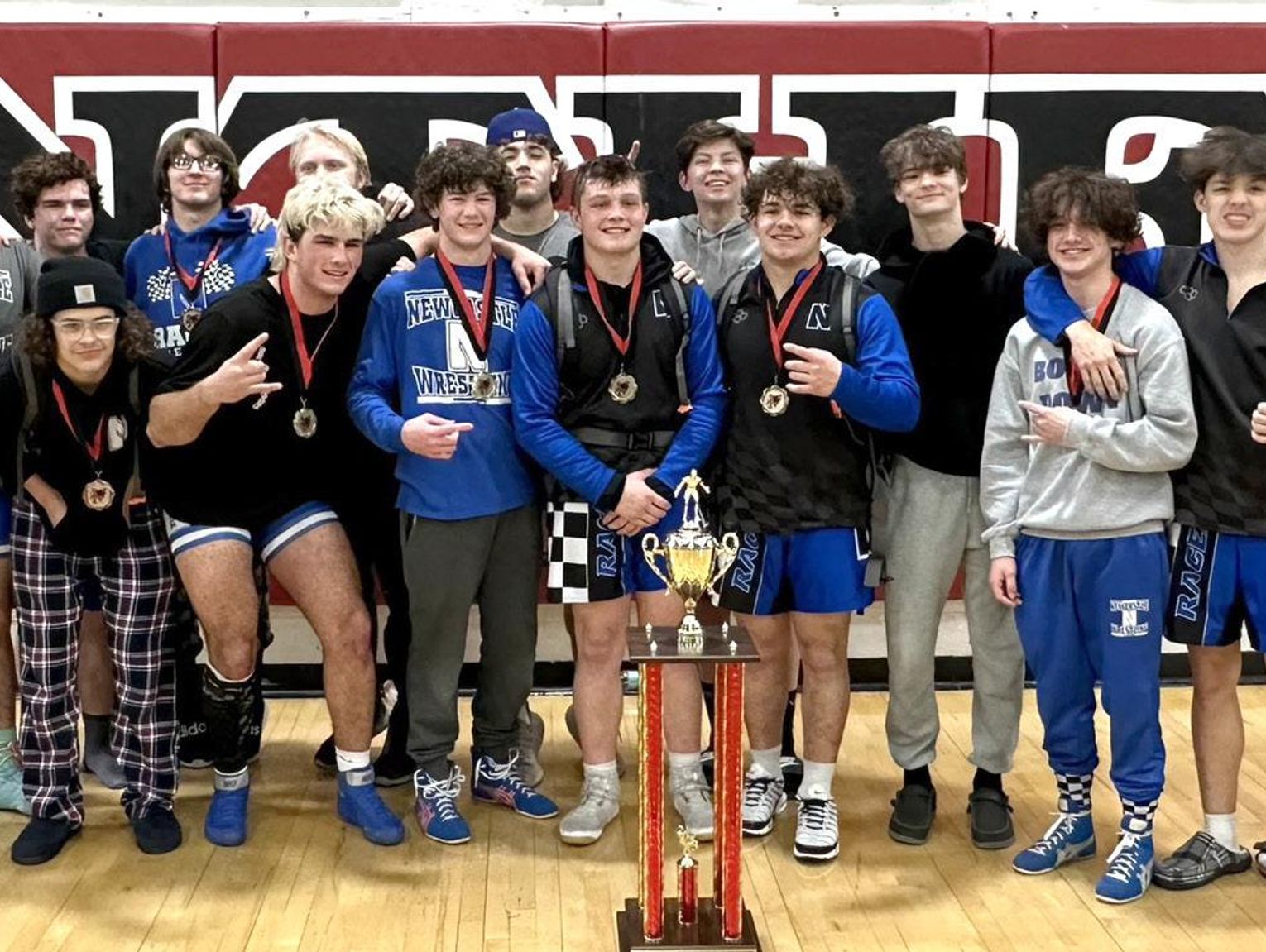 Racer wrestling first at Pauls Valley