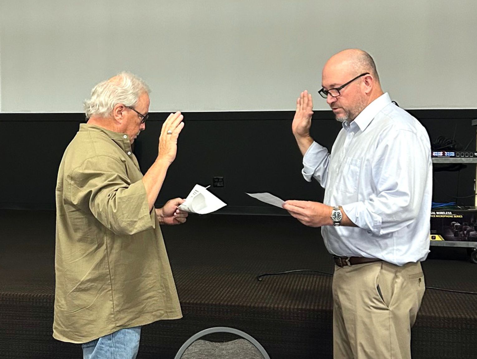 Ron Lock sworn in as newest member of Board of Education