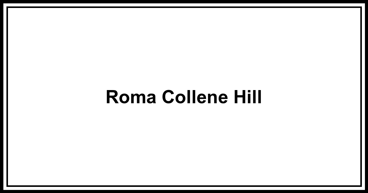 Obituary: Roma Collene Hill